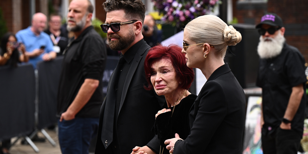 Sharon, Jack & Kelly Osbourne Emotionally Attend the Late Ozzy Osbourne’s Funeral Procession in ...