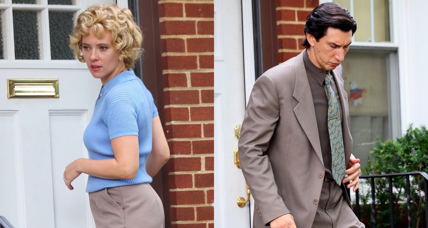Scarlett Johansson Returns to Filming ‘Paper Tiger’ Movie with Adam ...