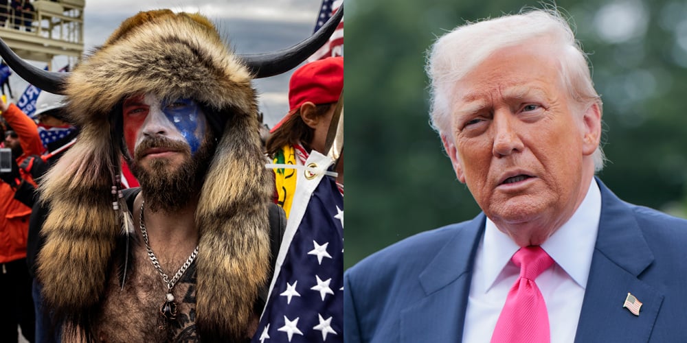 ‘QAnon Shaman,’ Pardoned by Trump, Slams President as a ‘Fraud ...