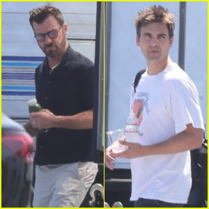 Justin Theroux & Drew Tarver Get to Work on ‘Running Point’ Season 2 ...