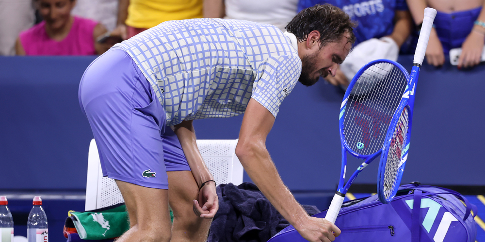 Tennis Pro Daniil Medvedev Smashes Racket in Anger in Viral Moment ...