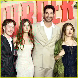Tom Ellis Makes Rare Appearance with His 3 Eldest Children at ‘Thursday ...