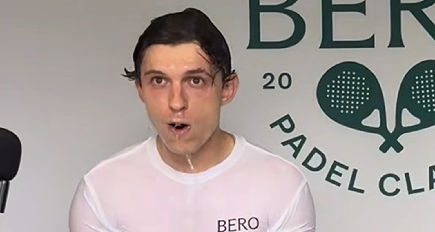 Tom Holland Bares Ripped Body Through Wet T-Shirt After Cold Plunge ...