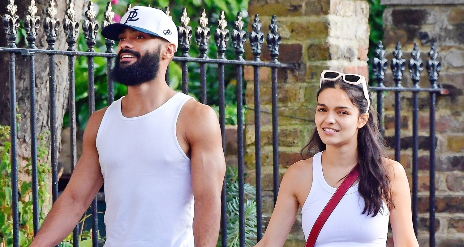 Rachel Zegler & Boyfriend Nathan Louis-Fernand Match in Tank Shirts ...