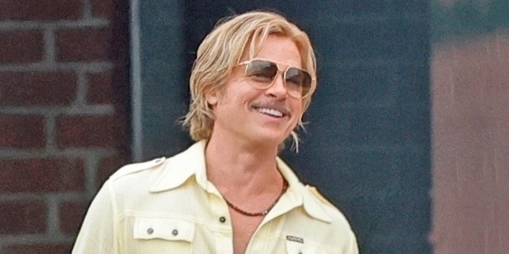 ‘The Adventures of Cliff Booth’ Set: Brad Pitt Flashes a Smile While ...