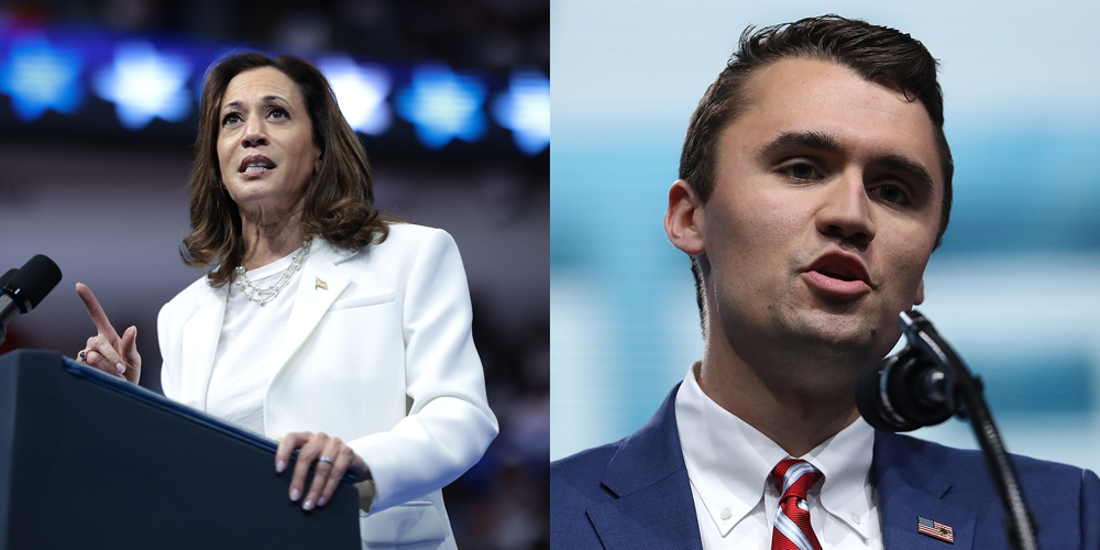 Kamala Harris Reacts to Charlie Kirk Shooting | Charlie Kirk, Kamala ...