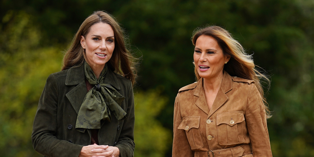 Melania Trump & Kate Middleton Do Joint Outing Together During State ...