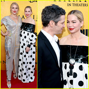 Michelle Williams Brings BFF Busy Philipps to Support Husband Thomas Kail at ‘Hamilton’ Movie ...