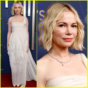 Michelle Williams Goes Angelic in White at Emmy Awards 2025 | 2025 Emmy ...