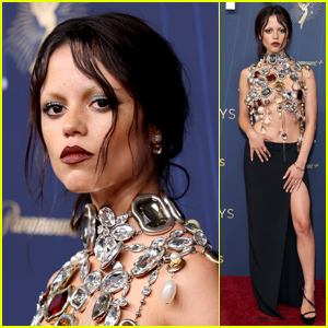 Jenna Ortega Is Dripping in Jewels at Emmys 2025 | 2025 Emmy Awards ...