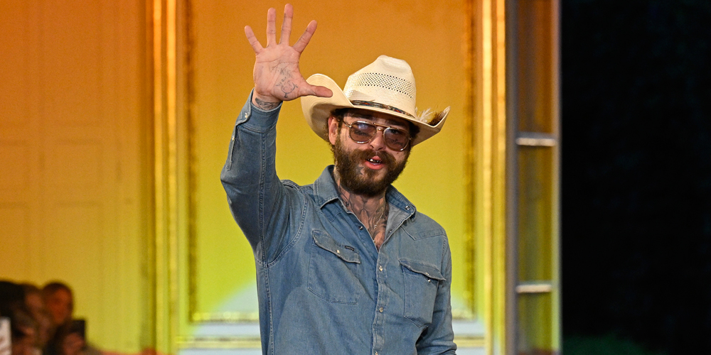 Post Malone Debuts Fashion Line with Runway Show in Paris | Post Malone ...