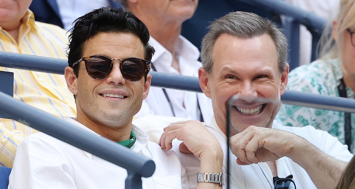 Rami Malek & Christian Slater Have ‘Mr. Robot’ Reunion at US Open 2025 ...