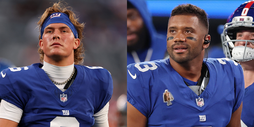 Russell Wilson Benched By New York Giants, Rookie Jaxson Dart to Start at Quarterback | Jaxson ...