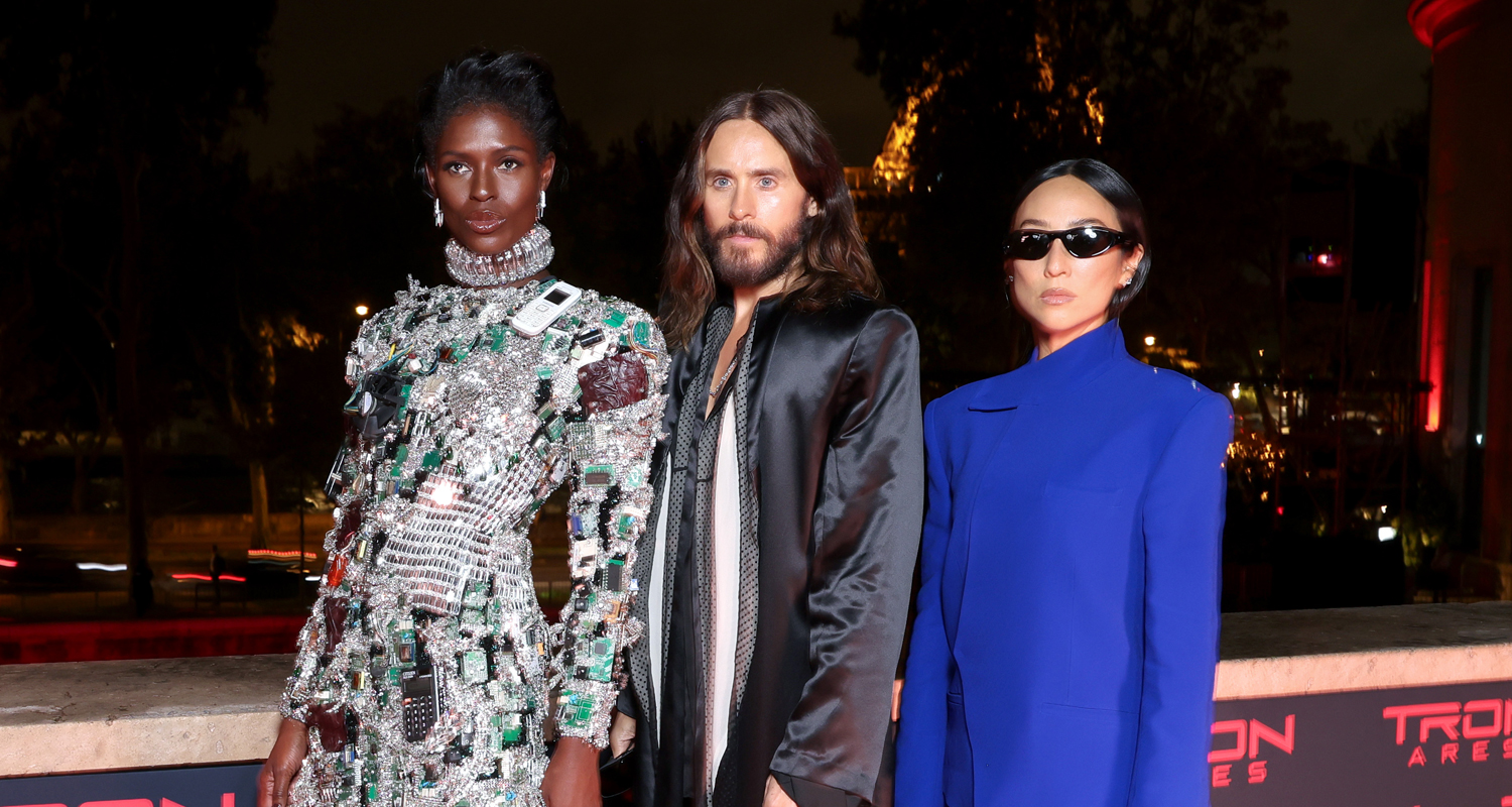 Jared Leto, Jodie Turner-Smith, & Greta Lee Bring Their Fashion A-Game to ‘TRON: Ares’ Photo ...
