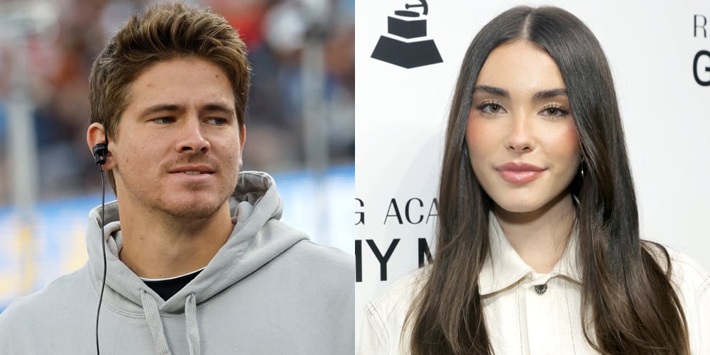 Justin Herbert Protects Madison Beer from Rogue Basketball During ...