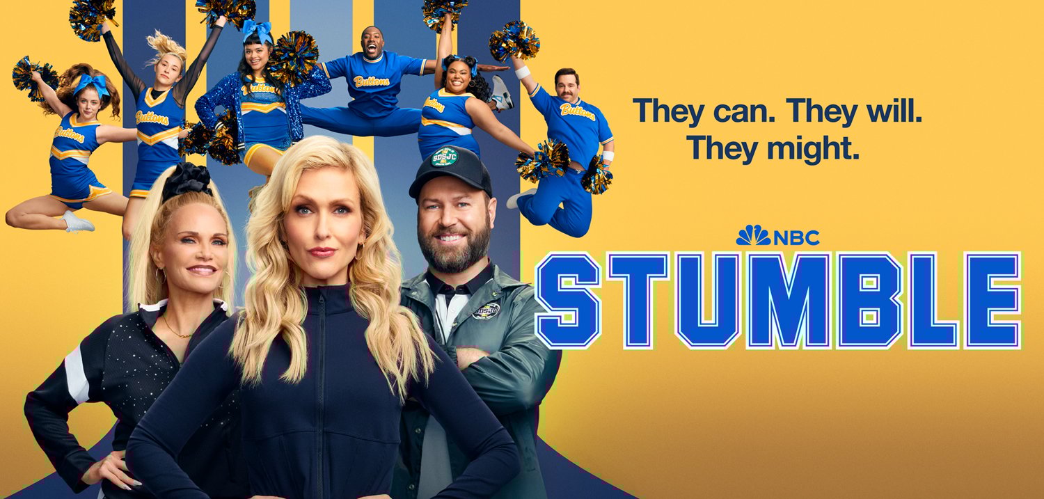 ‘Stumble’ Trailer: Jenn Lyon, Taran Killam, & Kristin Chenoweth Star in NBC Cheerleading Comedy ...