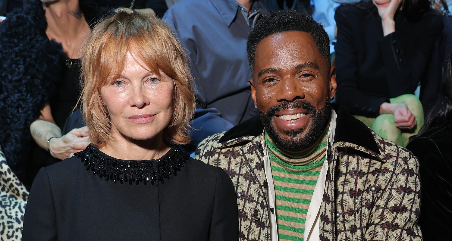Pamela Anderson Sits Front Row with Colman Domingo at Valentino Show in ...