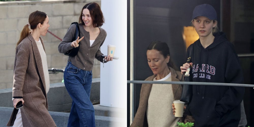 Maude & Iris Apatow Enjoy Breakfast in Hollywood With Parents Leslie ...