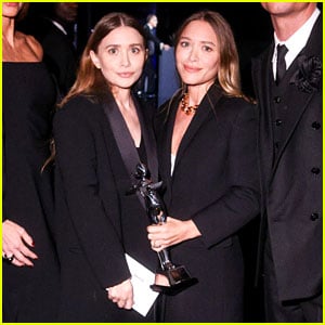 Mary-Kate & Ashley Olsen Wear Matching Outfits While Accepting Award in ...