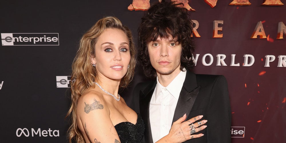 Miley Cyrus Hits ‘Avatar: Fire and Ash’ Red Carpet with Boyfriend Maxx ...