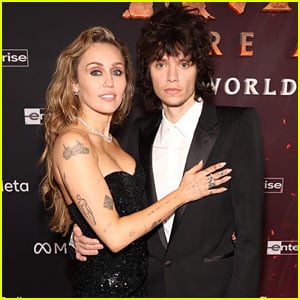 Miley Cyrus Hits ‘Avatar: Fire and Ash’ Red Carpet with Boyfriend Maxx ...