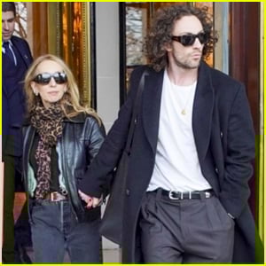 Aaron Taylor-Johnson & Wife Sam Hold Hands as They Check Out of Paris ...